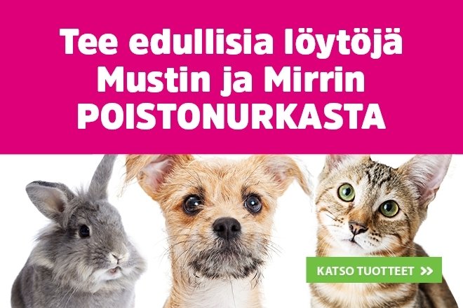 Musti ja Mirri - kaverina myötä- ja vastakarvassa.