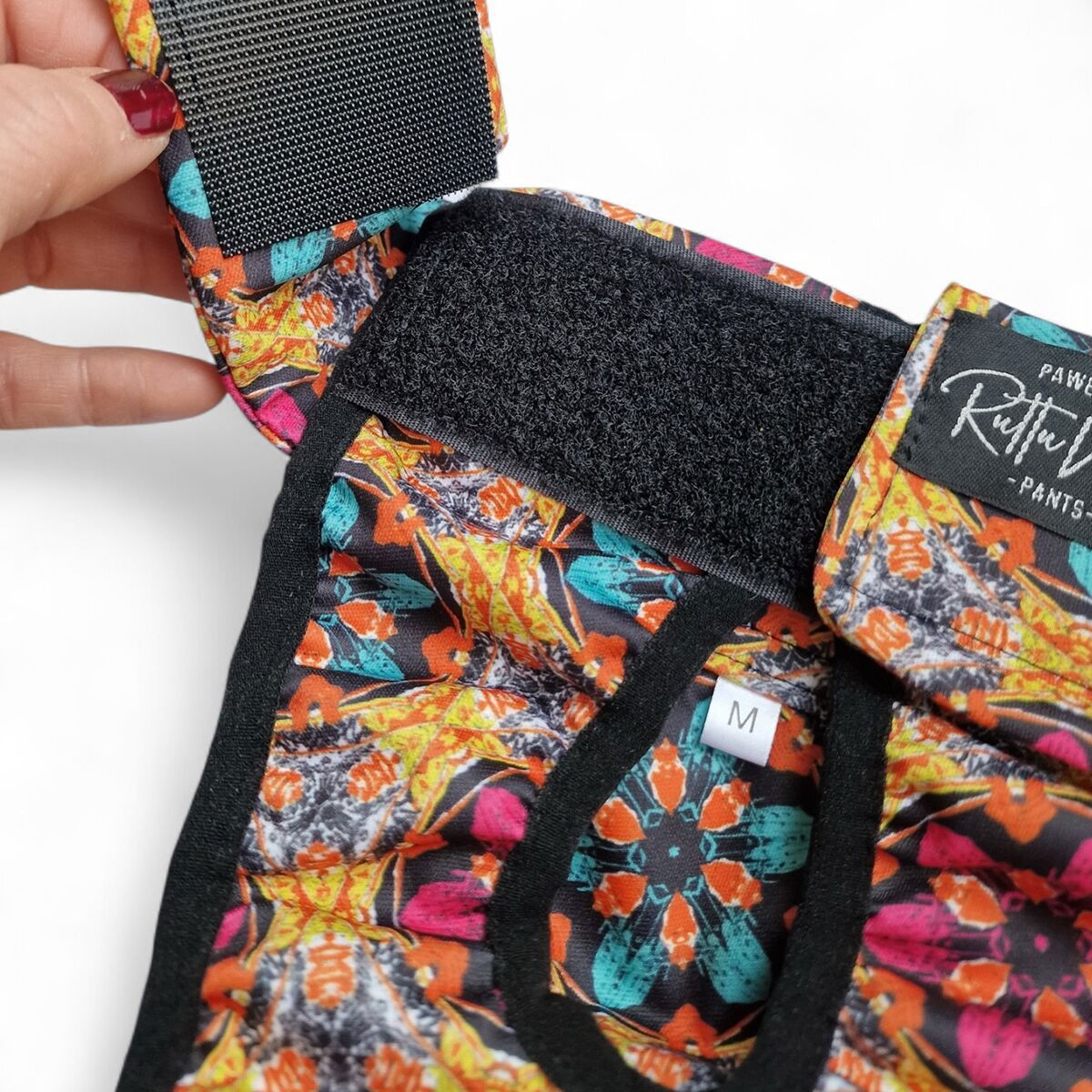 RuttuNuttu juoksupöksyt kietaisumalli, Kaleido Rush | Petenkoiratarvike